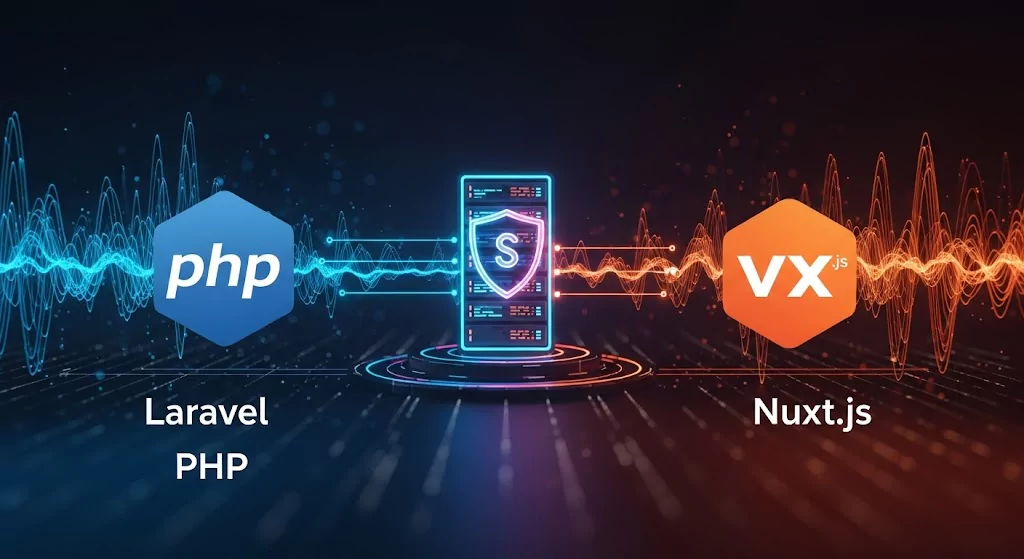 طراحی سایت حرفه‌ای با Laravel و Nuxt.js | ویانا سیستم